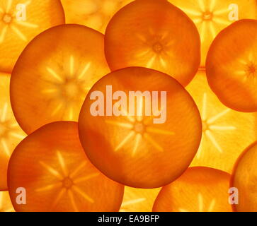 Ripe sweet and tasty persimmon fruit Stock Photo - Alamy