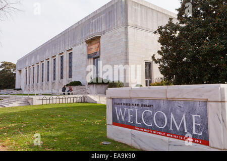 Folger Shakespeare Library exterior - Washington, DC USA Stock Photo ...