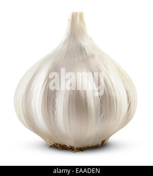 Raw garlic (small) isolated Stock Photo - Alamy