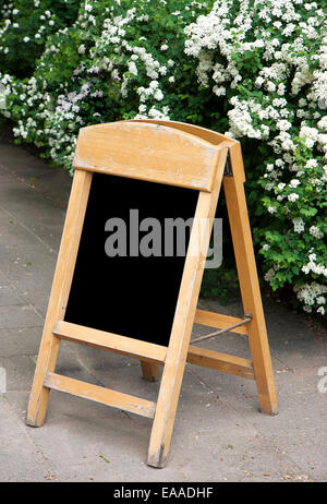 Chalkboard empty blank against a white background with copy space Stock ...