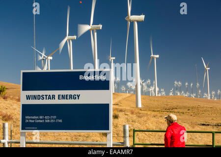 The Tehachapi Pass wind farm, California, USA Stock Photo - Alamy