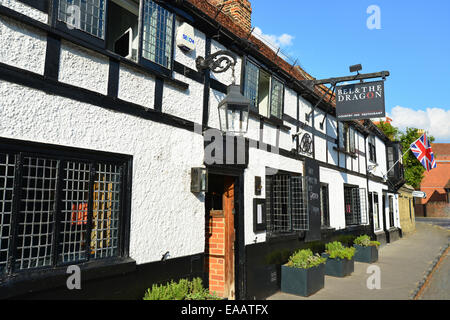 14th century Bel and The Dragon Pub, High Street, Cookham, Berkshire ...