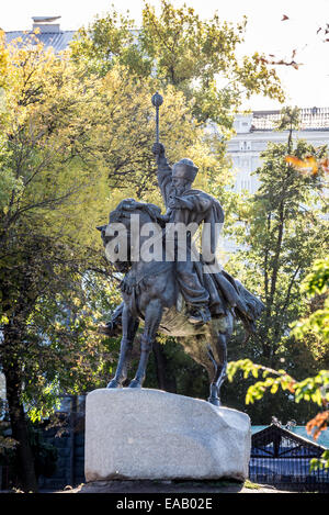 Hetman Petro Konashevych-Sahaidachny monument Kiev, Ukraine Stock Photo ...