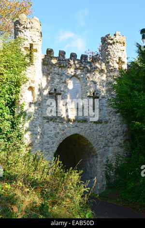 Medieval gateway, Reigate Castle, Reigate, Surrey, England, United ...