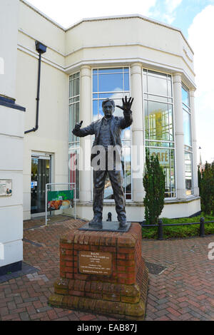 Statue of Ralph Vaughan Williams outside Dorking Halls Theatre Dorking ...