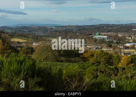 Aberdeen's west end viewed from the Gramps, the hill above Kincorth ...