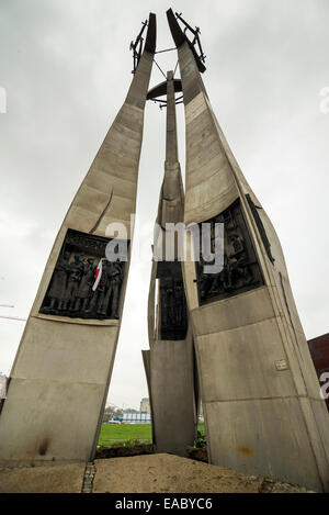 Solidarnosc sign in Poland Stock Photo - Alamy