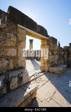 Entrance to Capernaum The town of Jesus, Galilee, Israel Stock Photo ...