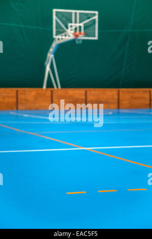 Basketball indoor playcourt Stock Photo - Alamy
