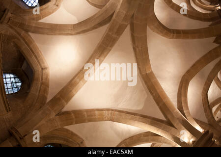 Wells cathedral Vaulted ceiling in the Nave Stock Photo - Alamy