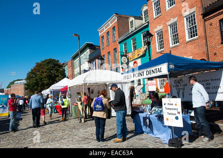 The Fells Point Fun Festival, Baltimore Maryland USA Stock Photo - Alamy