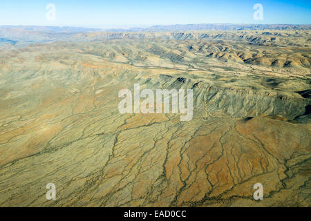 Namibia, Khomas region, aerial view of the bush from the B1 road ...