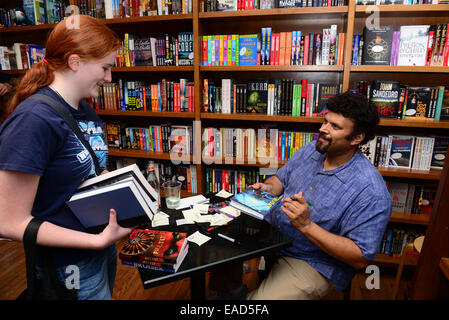 Neal Shusterman signs copies of his young readers book 'Unwind Series ...