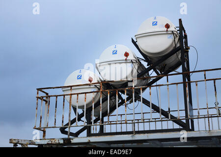 Zodiac Liferaft deployment slide on car ferry Stock Photo: 75281019 - Alamy