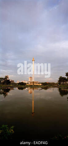 National Monument of Independence in Merdeka Square in Jakarta in Java ...