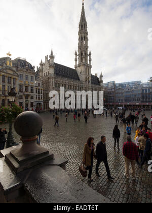 The Grand Place with its guild halls historical buildings, Brussels ...
