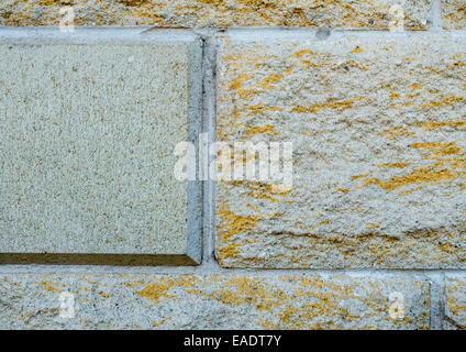 Concrete brickwork showing quoining Stock Photo - Alamy