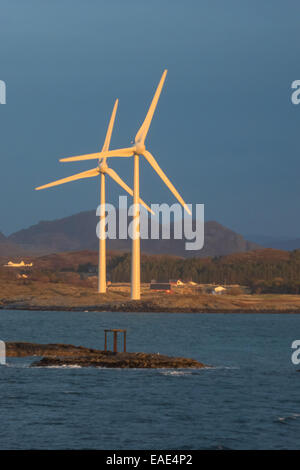 Valsneset windpark in middle Norway Stock Photo - Alamy