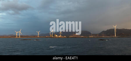 Valsneset windpark in middle Norway Stock Photo - Alamy