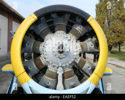 Old aircraft engine Stock Photo - Alamy