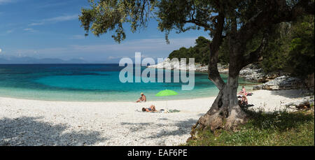 Greece, Ionian islands, Kefalonia, Emblisi Beach Photo © Federico ...
