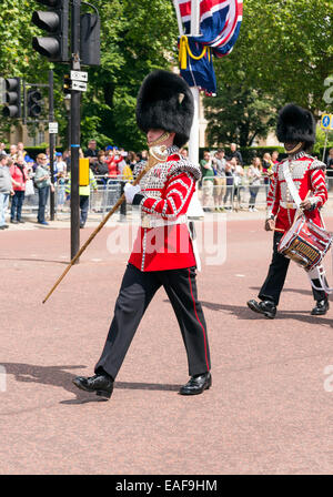 British Infantry Redcoats marching in column, 1815 foot regiment ...