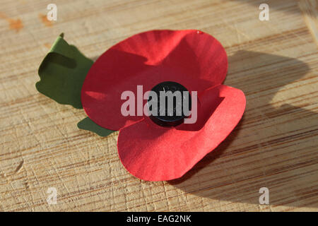 British legion paper poppy Stock Photo - Alamy
