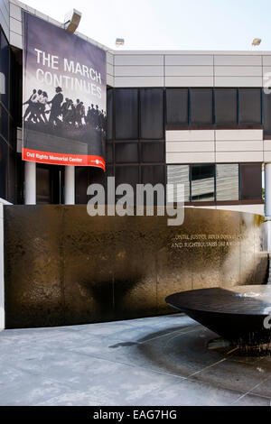Exhibit, Civil Rights Memorial Center, Montgomery, Alabama Stock Photo ...