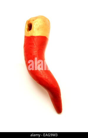 Traditional Neapolitan good luck charm or cornicello that sales on the ...