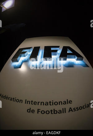 Zurich, Switzerland. 14th November, 2014. A car is passing by the ...