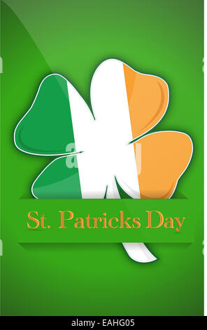 Happy St. Patrick's Day congratulation background Stock Photo - Alamy