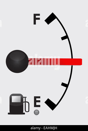 Half Full Gauge Stock Photo - Alamy