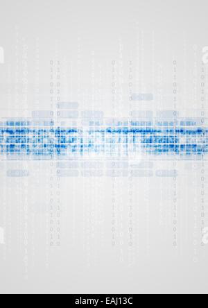 Blue technical elements on grey background Stock Photo - Alamy