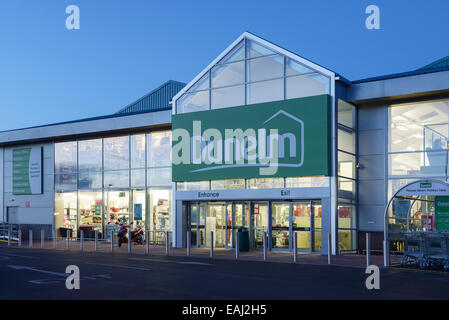 The Dunelm Mill home furnishings store in Greenford, West London, UK ...