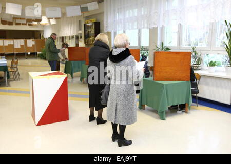 Sopot, Poland. 16th November, 2014. Former Polis Prime Minister Donald ...