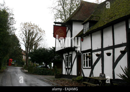 small village of westbere north east of city of canterbury kent uk ...