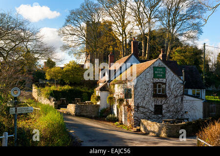 The Royal Oak pub at Cardington, Shropshire, England Stock Photo - Alamy