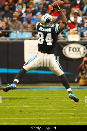 Carolina Panthers tight end Ed Dickson (84) scores against the Atlanta ...