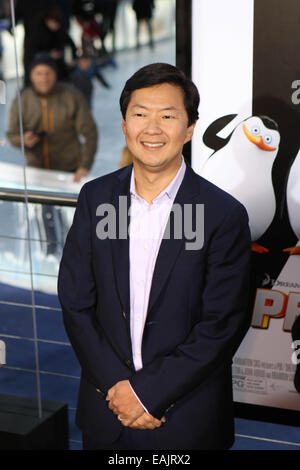 Ken Jeong at the 'Penguins of Madagascar' premiere in New York City. 16 ...