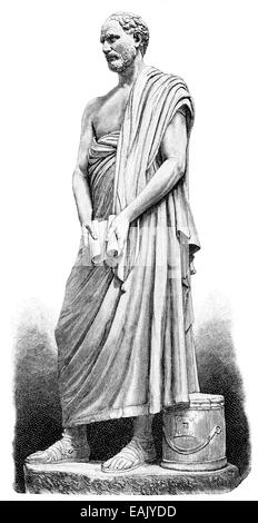 Demosthenes, Greek statesman and orator in ancient Athens, 384-322 BC ...