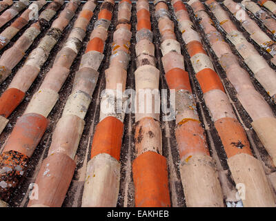 Roman tiles create a rustic charm on rooftops in the picturesque region ...