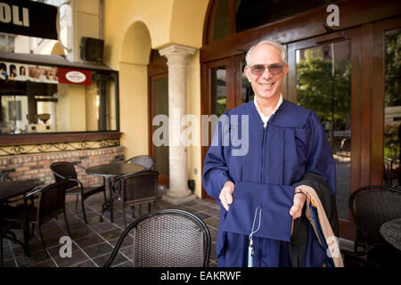 Graduates with caps and gowns before their graduation ceremony from WGU ...