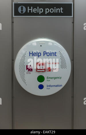 Train Emergency Help Point Stock Photo - Alamy