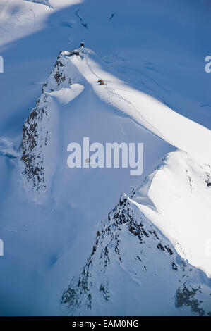Aerial View Of The Don Sheldon Mountain House, Ruth Glacier ...