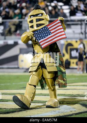 November 14, 2014 - Orlando, FL, U.S: UCF Mascot Knightro during 1st ...