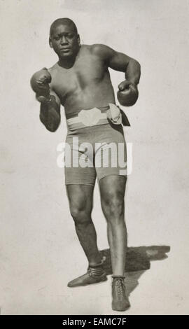 Vintage portrait of boxer Jack Johnson (1878 – 1946) – Johnson, known ...