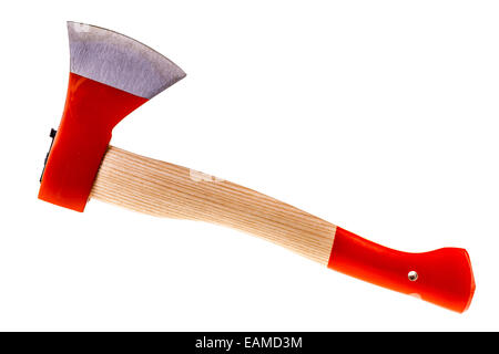 a clean hatchet isolated over a white background Stock Photo - Alamy