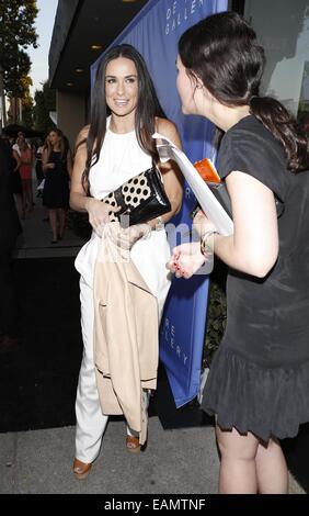 Demi Moore and her friend Brian Bowen Smith arrive at the De Re Art ...
