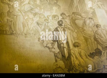 American Progress mural in Rockefeller center NYC Stock Photo - Alamy
