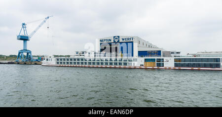 Neptun Werft Warnow Werft Warnemunde Rostock shipyard Germany Stock ...